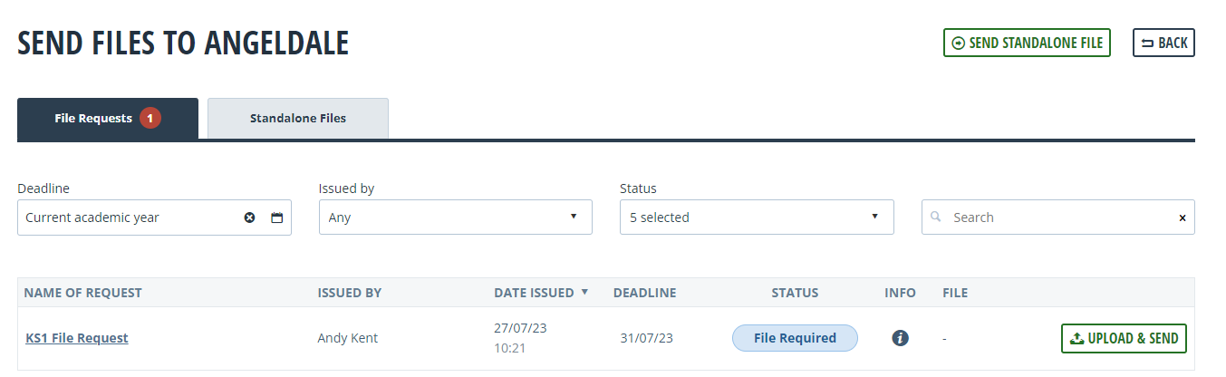 File Returns – Perspective Lite