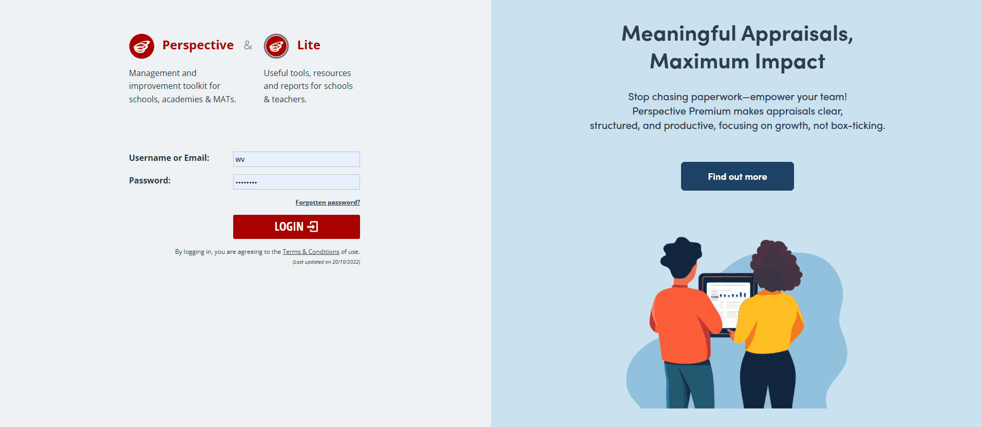 Two-Factor Authentication – Perspective Lite